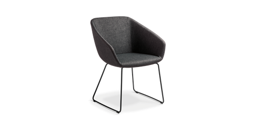 Luna Chair | Contemporary Mid-Back Armchair - Furnware