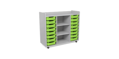 Tote and Centre Shelving Unit | Classroom Storage with Adjustable ...