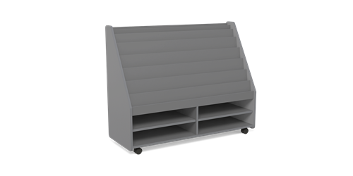 Book Display Unit - 18 | Mobile Classroom Book Storage | Furnware NZ ...