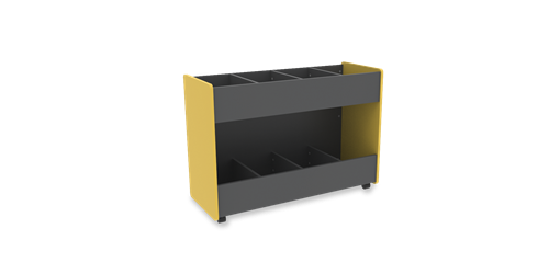 Library Browser Bin | Mobile Book Storage for Classrooms & Libraries ...