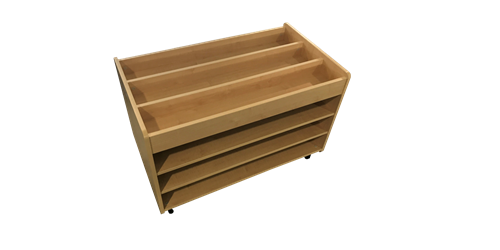 Art Supply Storage Unit | Mobile Classroom Organiser for Art Materials ...